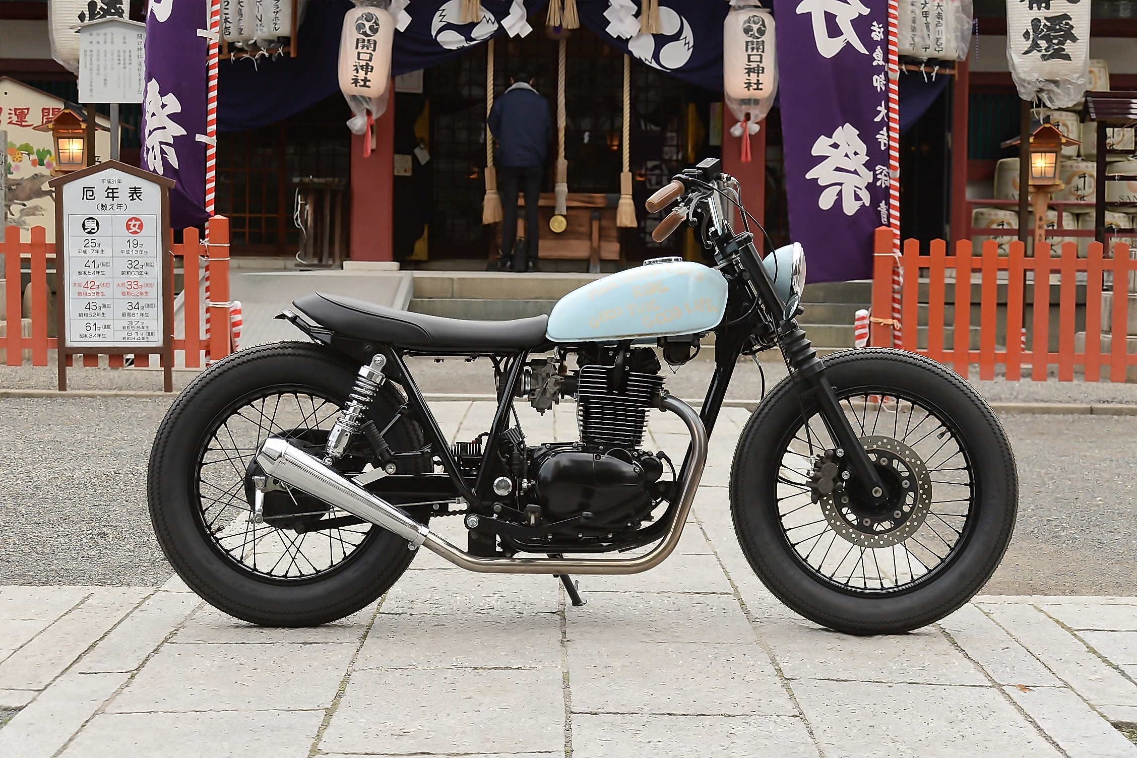 KAWASAKI 250TR bobber style – T-box